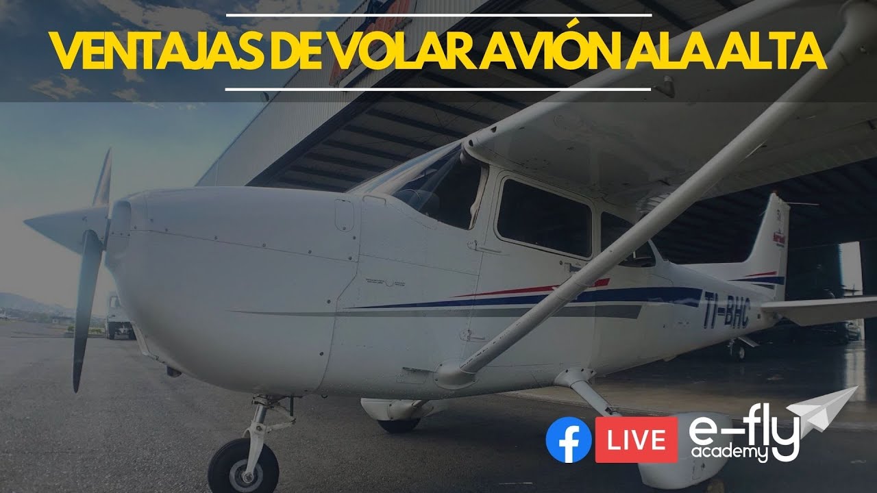 VENTAJAS DE VOLAR AVIÓN ALA ALTA - YouTube
