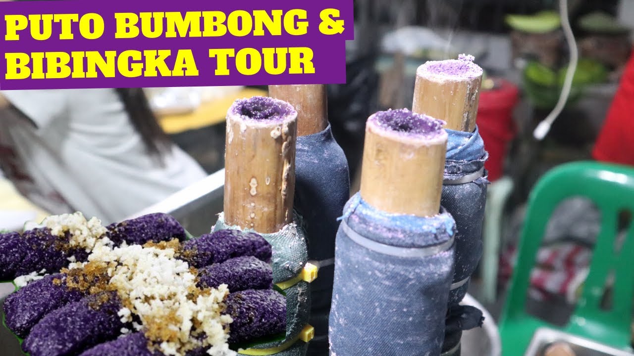 PUTO BUMBONG and BIBINGKA TOUR in the PHILIPPINES! - YouTube