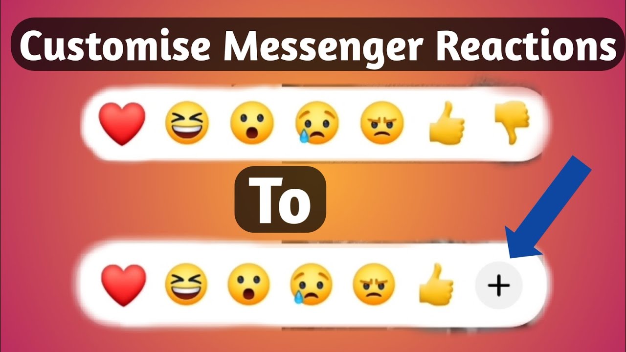 How to Customise messenger reactions - YouTube