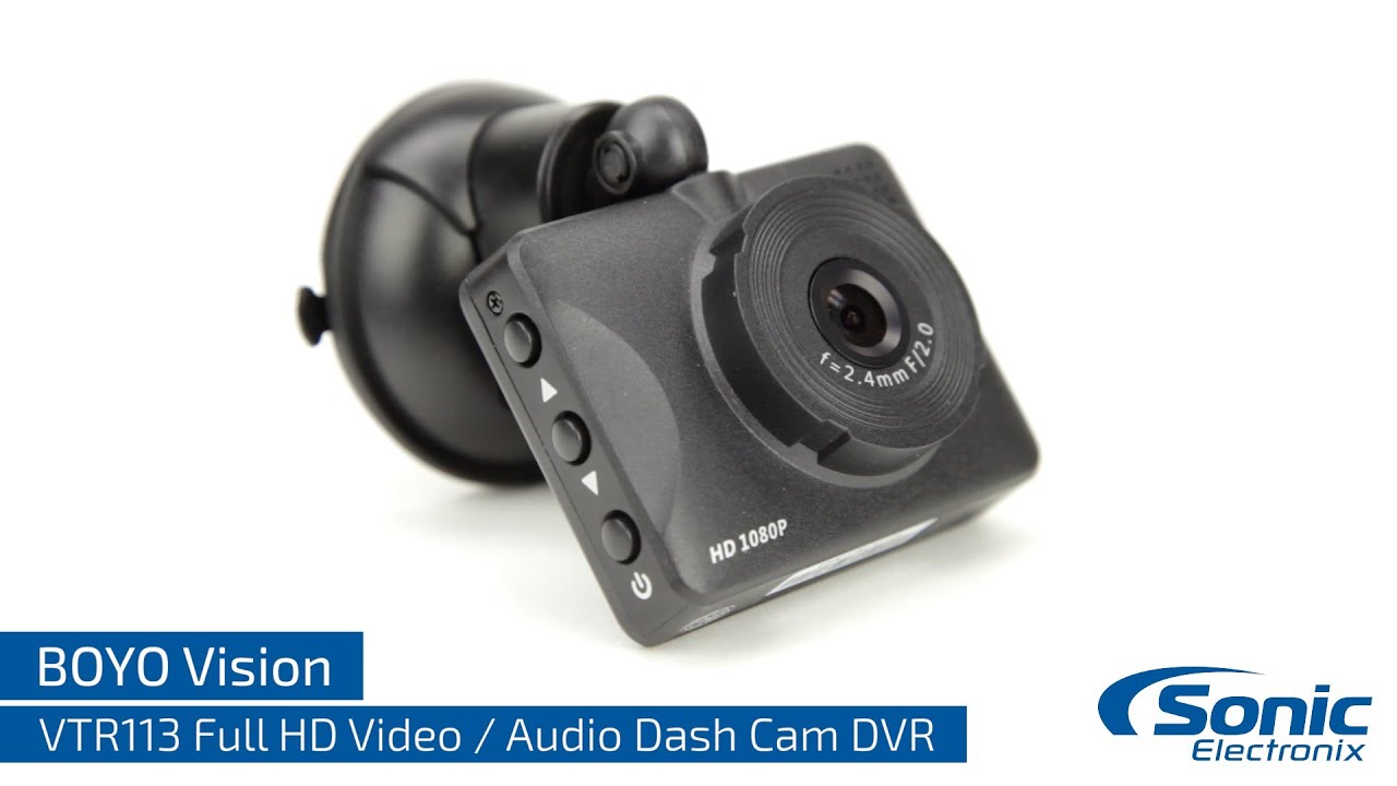 Boyo Vision VTR113 Universal HD Dash Camera DVR | Product Overview ...