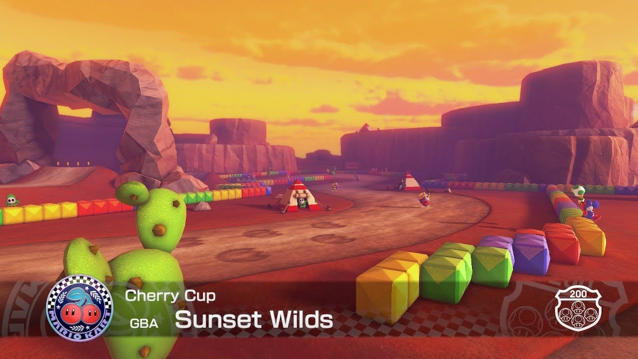 GBA Sunset Wilds PB 200cc - YouTube