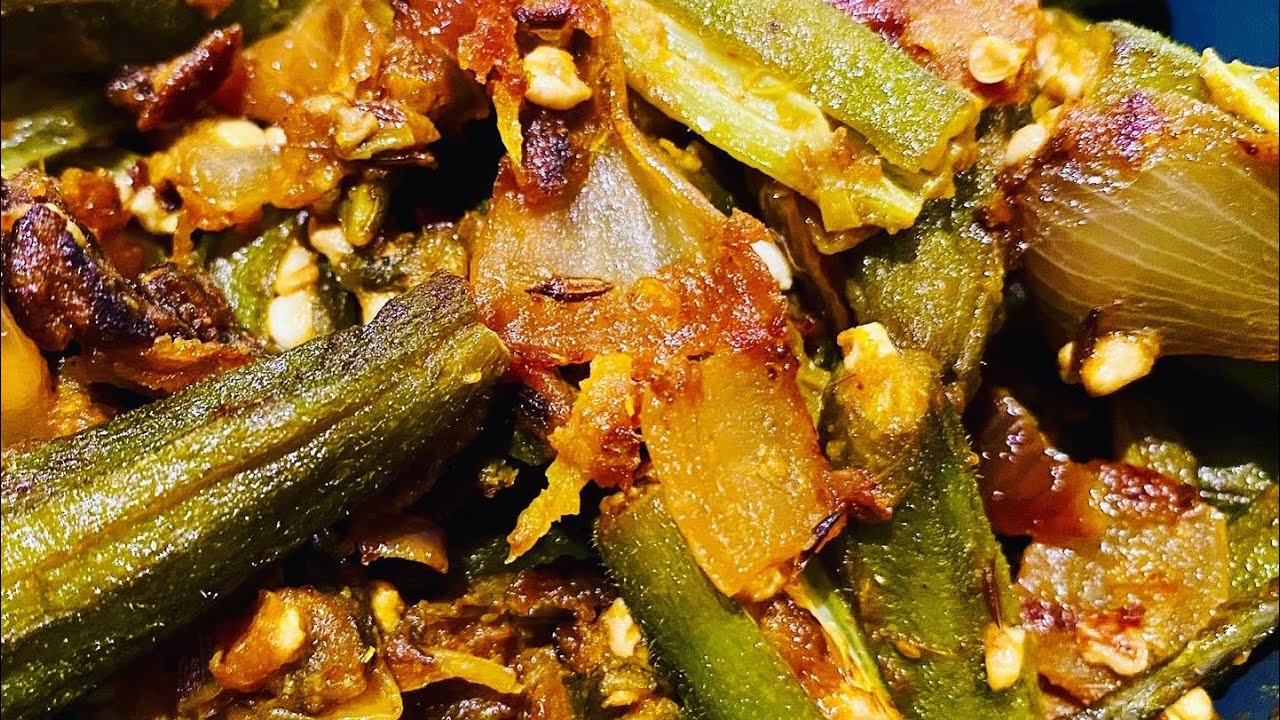 bhindi do payaza | okra recipe - YouTube