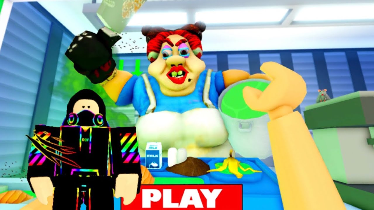 Escape Evil Lunch Lady obby (Roblox) - YouTube