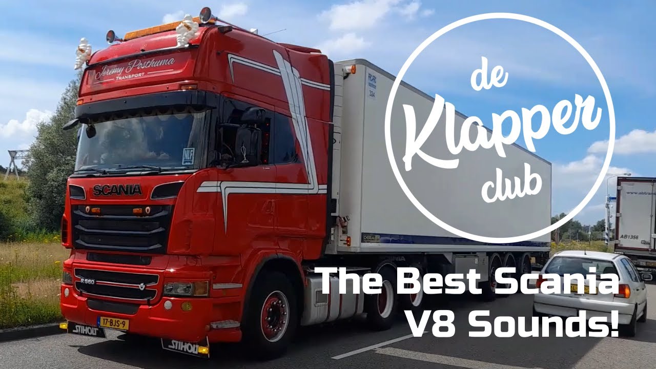 The Best Scania V8 Open Pipe Sounds! | Klapper Compilatie #9 - YouTube