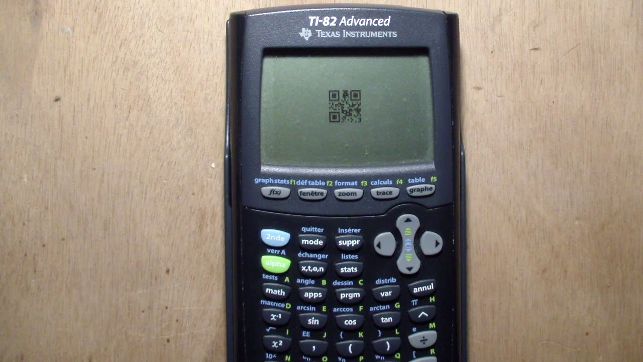 QR code generator on calculator - YouTube