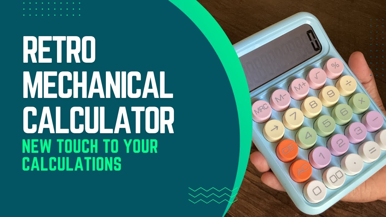 Unboxing Retro Mechanical Calculator | Runzon Calculator | Mechanical ...