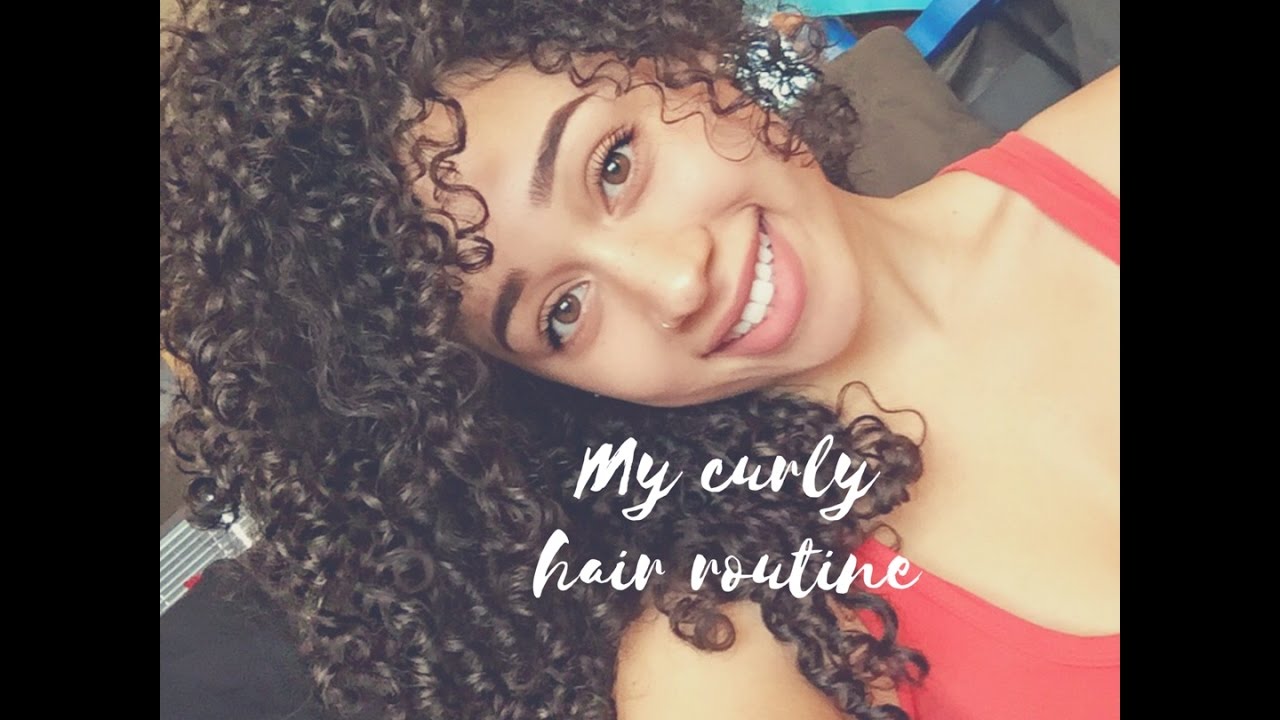 My Curly Hair Routine - YouTube