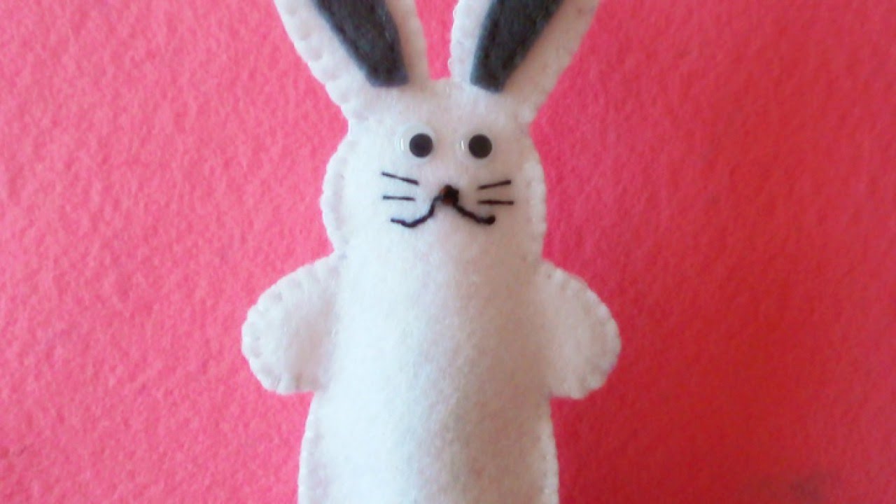Make a Toy Rabbit Finger Puppet - DIY Crafts - Guidecentral - YouTube