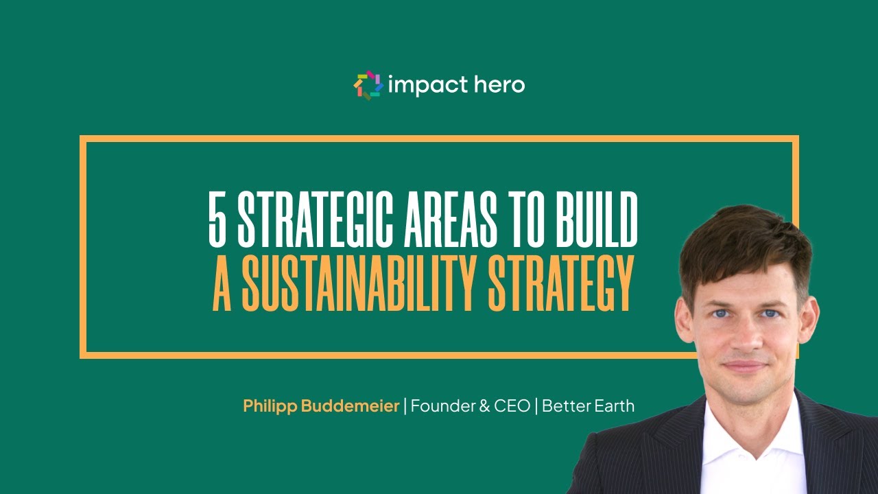 5 strategic areas to build a sustainability strategy - YouTube