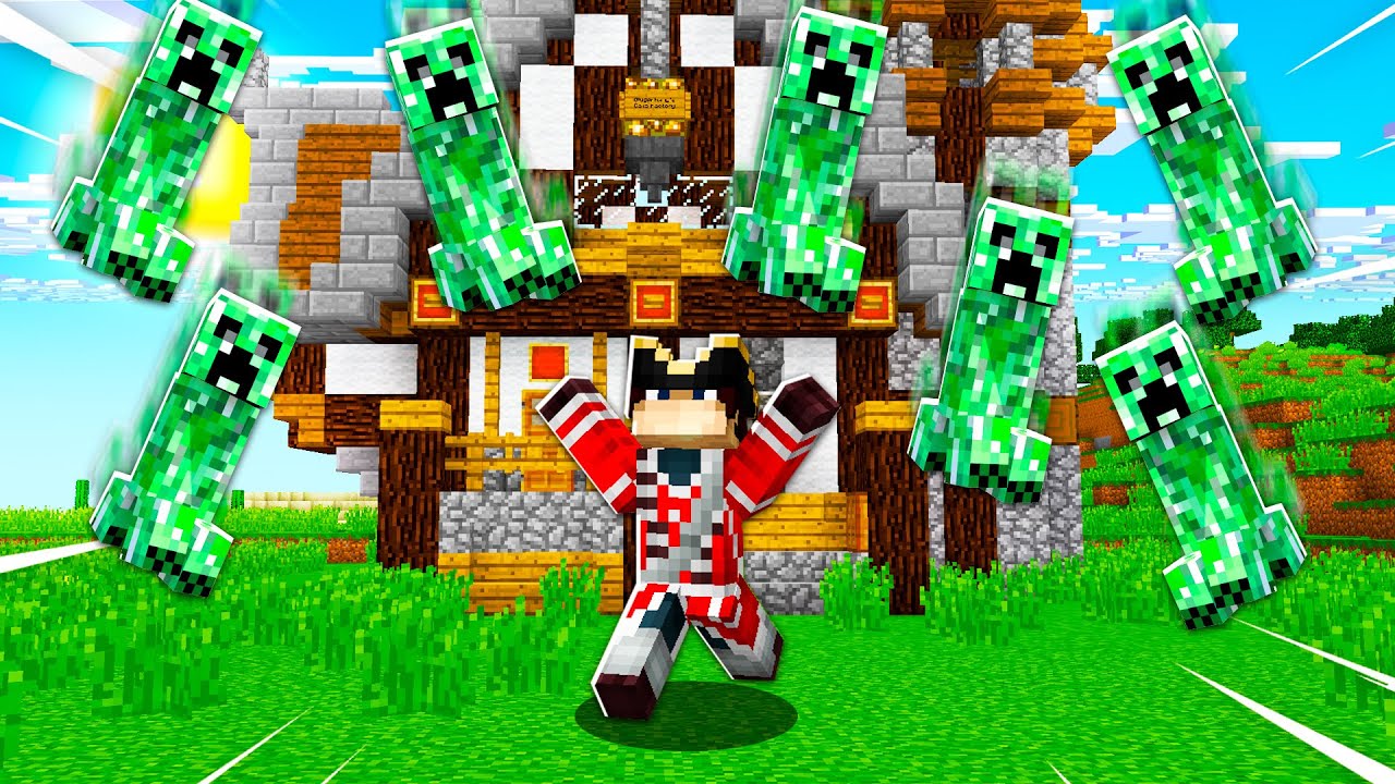 Minecraft Mais Il Pleut Des Mobs Youtube