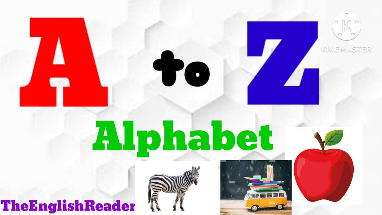 A to Z alphabet words for kids learn - YouTube