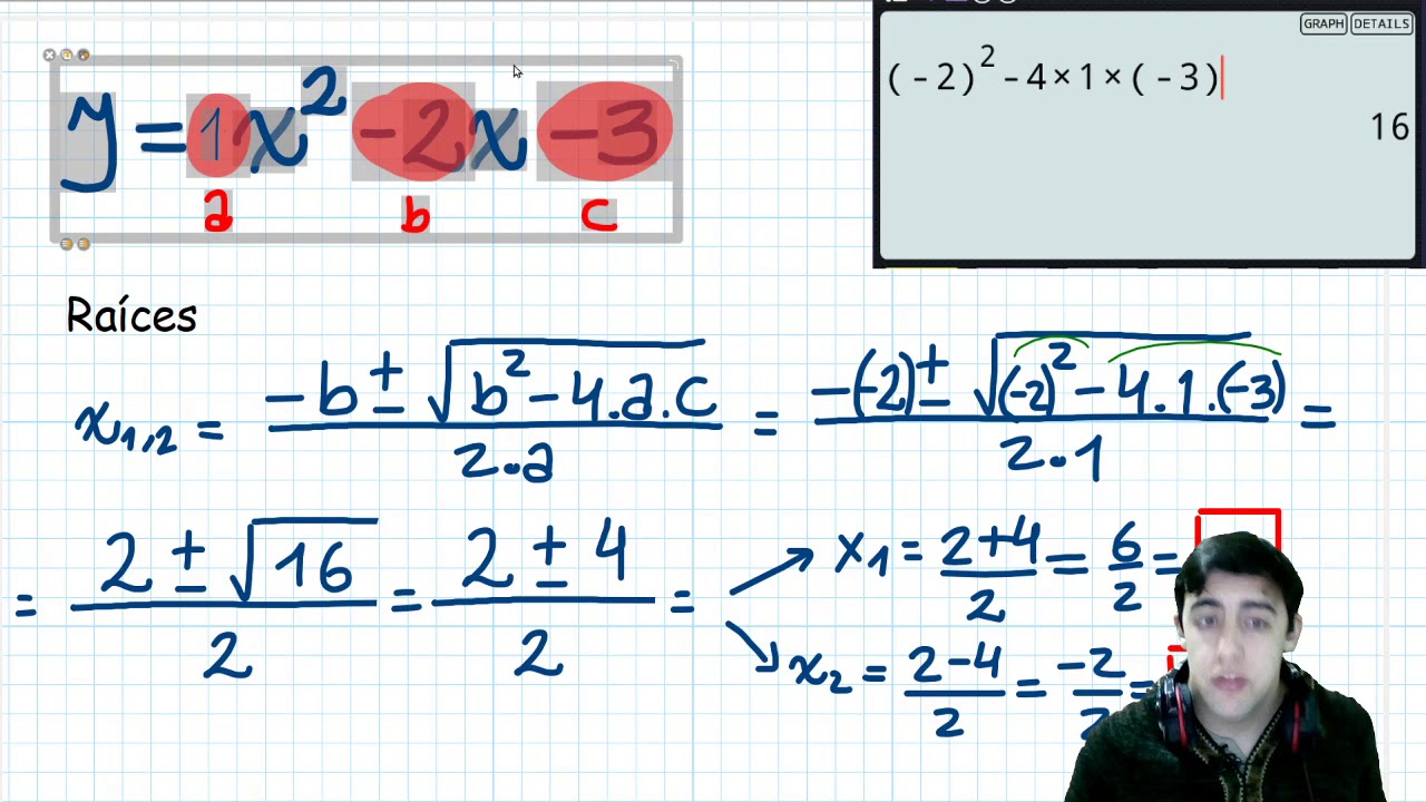 Puntos notables de la función cuadrática - YouTube
