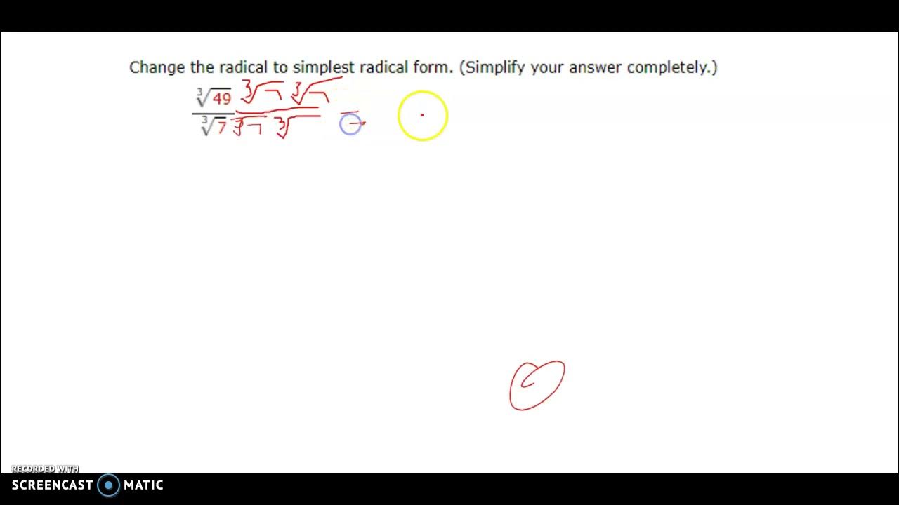 Rationalizing a Fraction with a Cube-root in the Denominator - YouTube