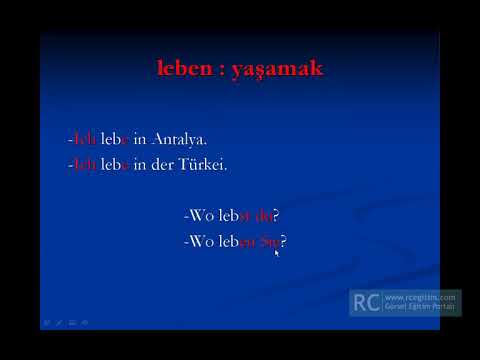 Almanca Dersleri   1 Ders   Selamlaşmak