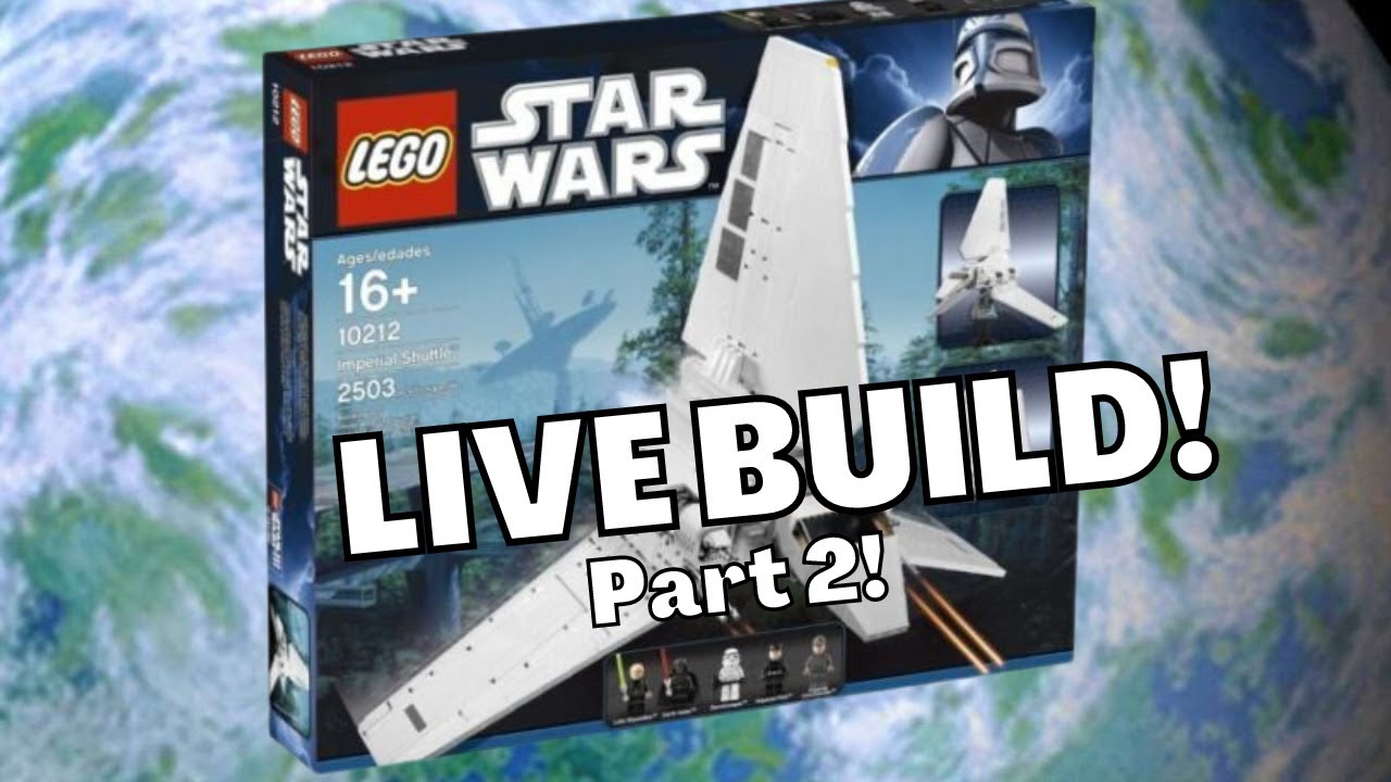 🔴 LEGO Star Wars UCS Imperial Shuttle Live Build! - YouTube