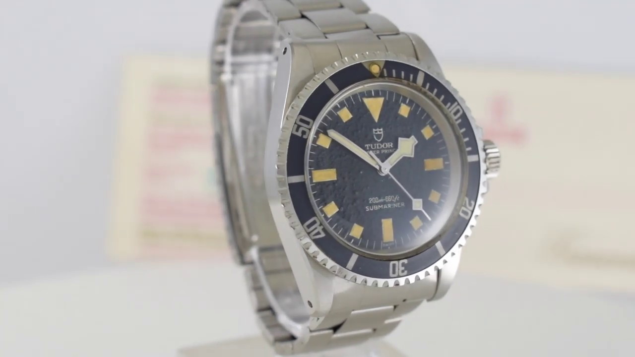 Tudor vintage Submariner Snowflake 7016/0 - YouTube