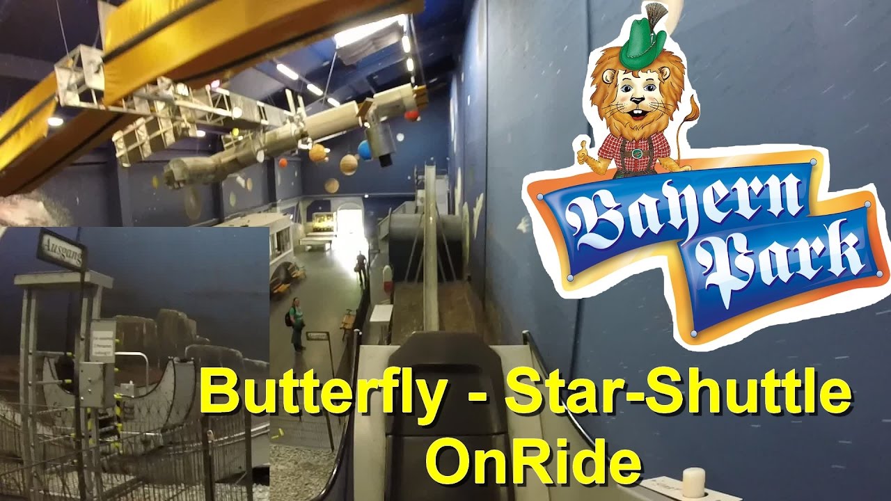 Butterfly Coaster onride - Bayern Park - Star-Shuttle - Sunkid Heege ...