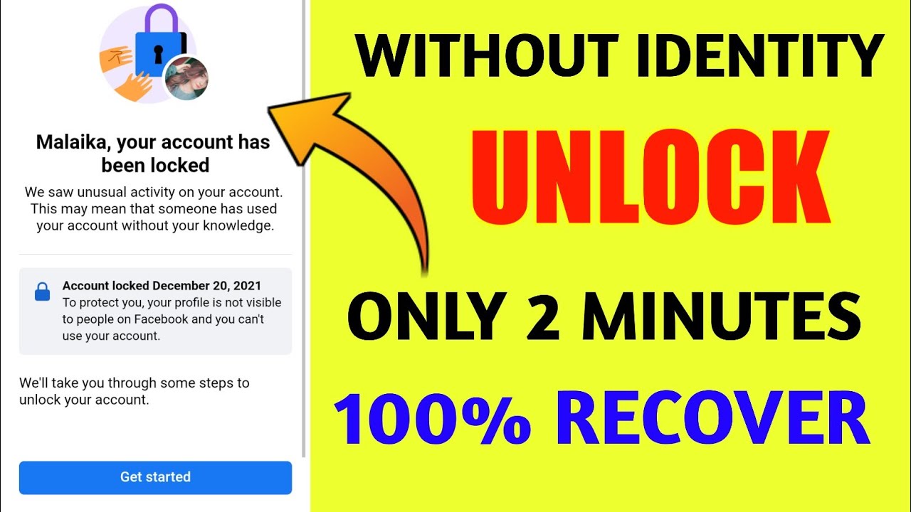 Locked account without identity unlock | your account has been locked ...