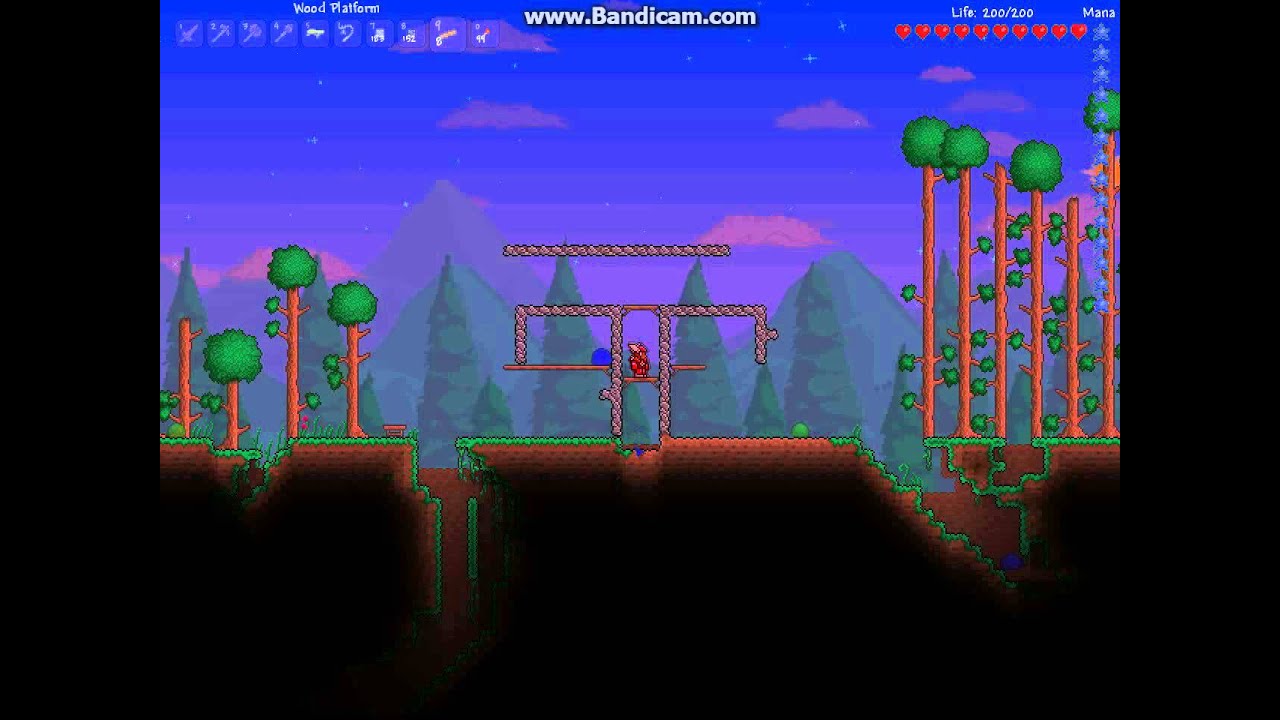 Terraria: Zombie/Invasion-Proof House (Part 1) - YouTube