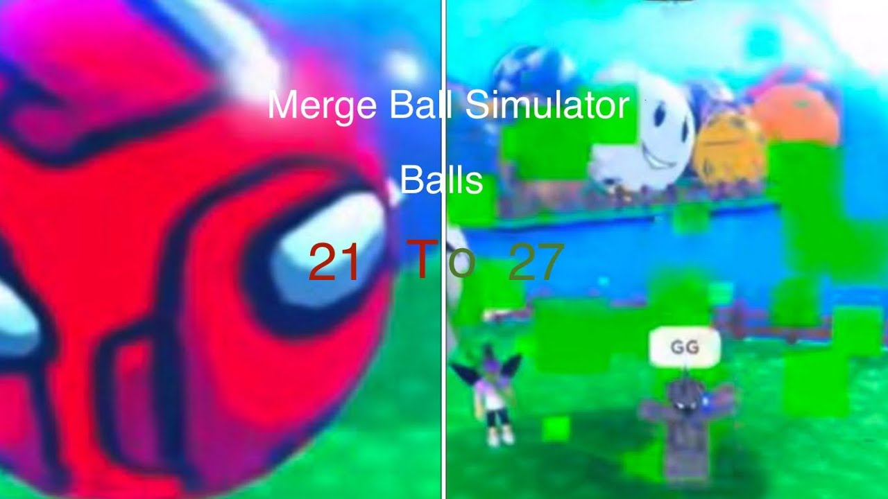 Merge Ball Simulator Balls 21 to 27 - YouTube