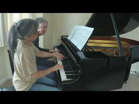 Bowen - Four pieces for piano duet, Op90 - YouTube