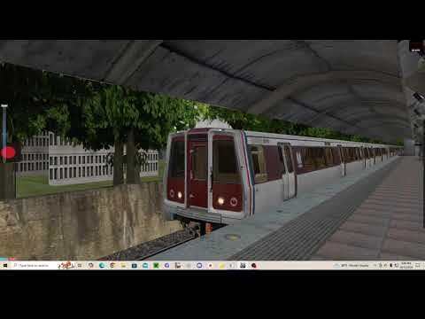 Openbve WMATA Retired 2000 Series Arrives and Departs Rockville HD - YouTube