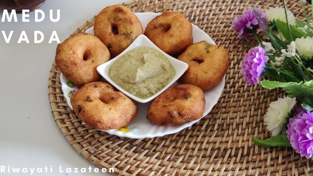 Medu Vada Recipe | Urad Dal K Pakode | Uddin Wada | South Indian ...