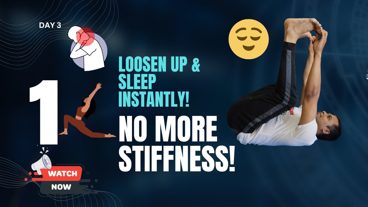 Bedtime Yoga for Stiffness | Unlock Relaxation & Sleep Deeply - YouTube
