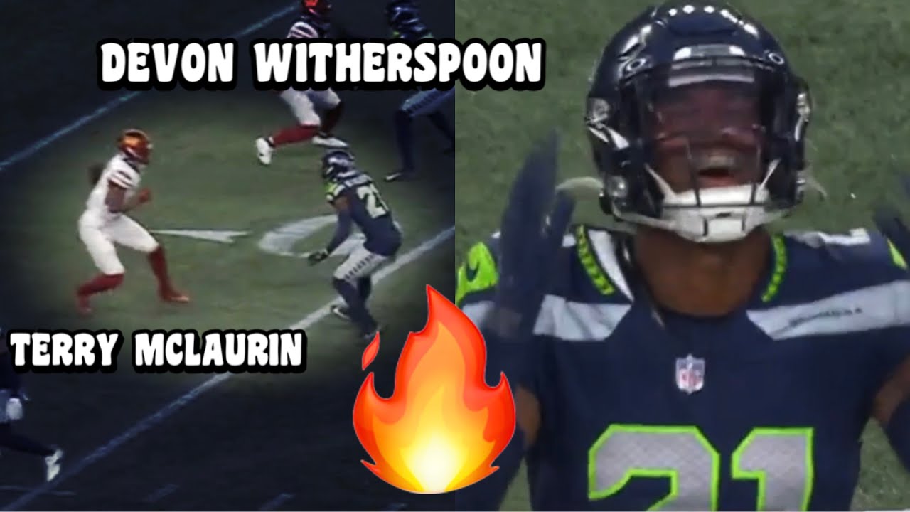 Terry McLaurin Vs Devon Witherspoon & Tariq Woolen 🔥 Seahawks Vs ...