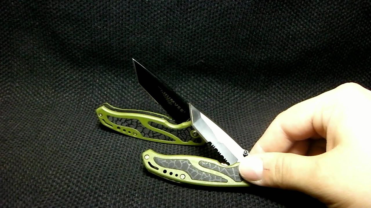Humvee Tanto 2 knife Set Review - Unstoppable? Miss! - YouTube