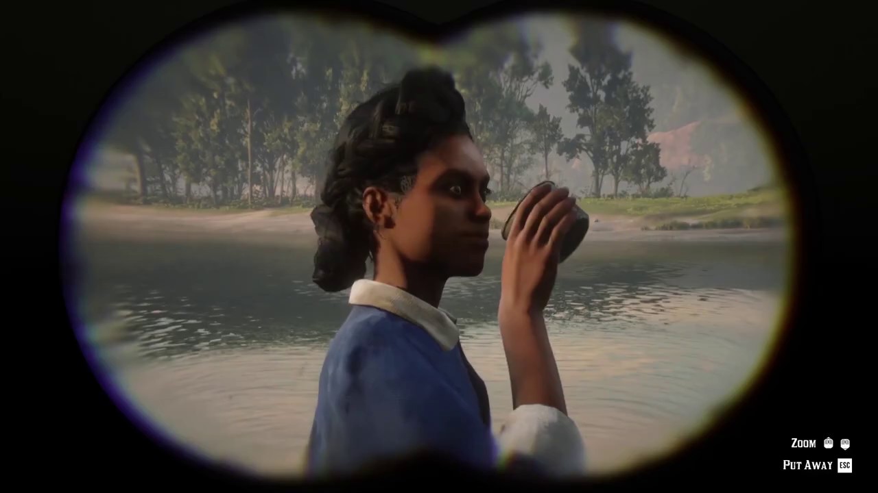 RDR2 - Checking girls in Camp - YouTube