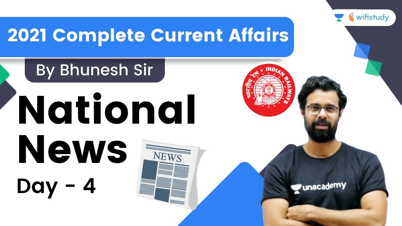 National News | 30 Topics | 30 Days | Day-4 | 2021 Current Affairs ...