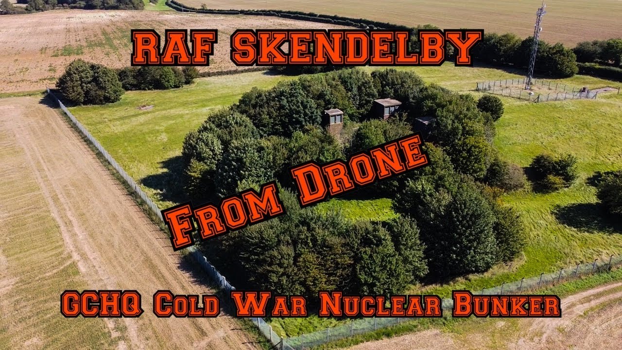RAF SKENDELBY GCHQ COLD WAR NUCLEAR BUNKER (By Air) - YouTube