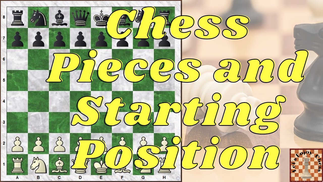 Chess Pieces and Starting Position - YouTube