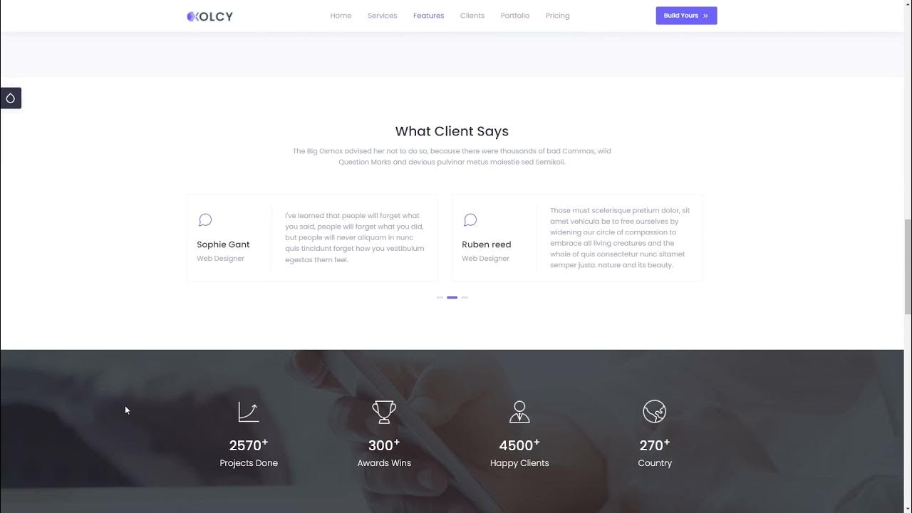 Xolcy - Angular Js Landing Page Template startup landing page angular landing - YouTube