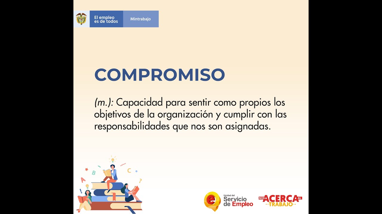 COMPROMISO - Diccionario de competencias - YouTube