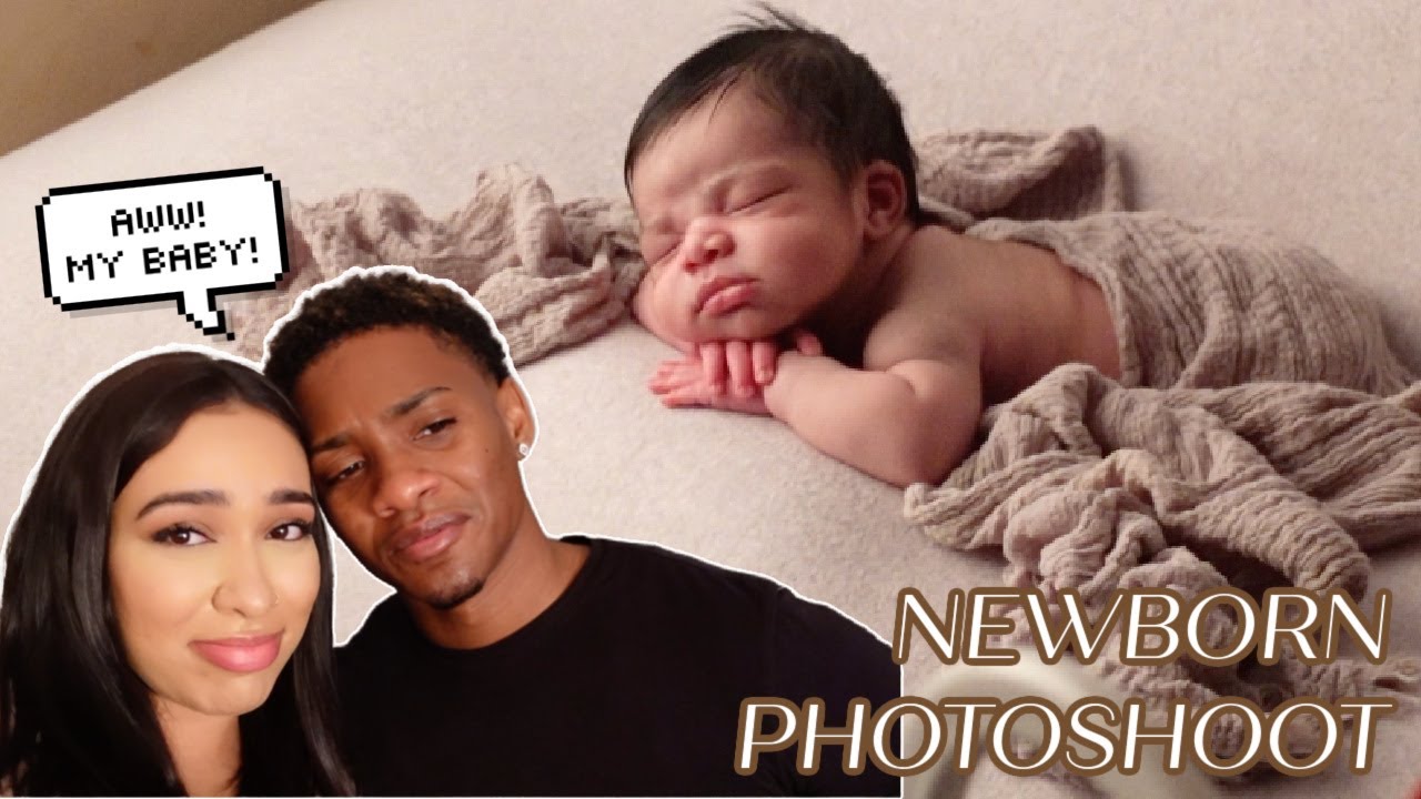 SHINE'S FIRST OFFICIAL PHOTOSHOOT!!! *THE CUTEST NEWBORN PHOTOS* - YouTube