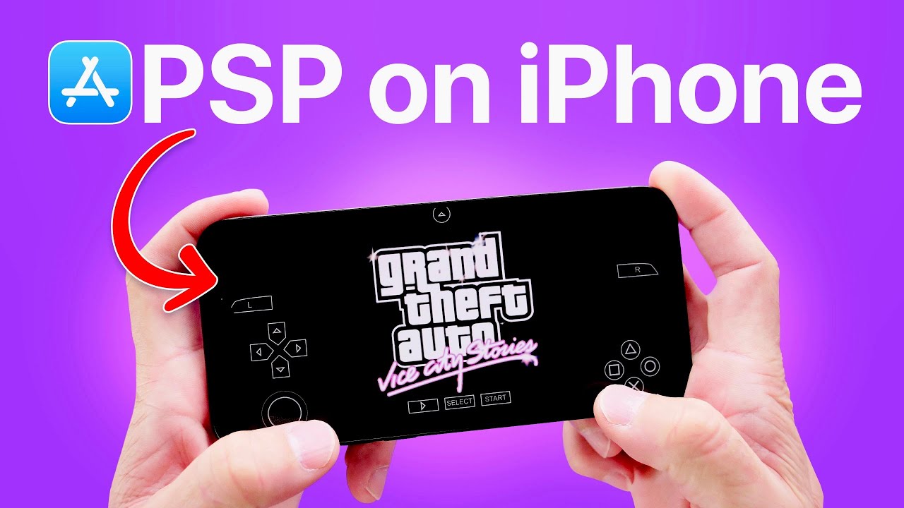 MUST DOWNLOAD App - PSP on iPhone - YouTube
