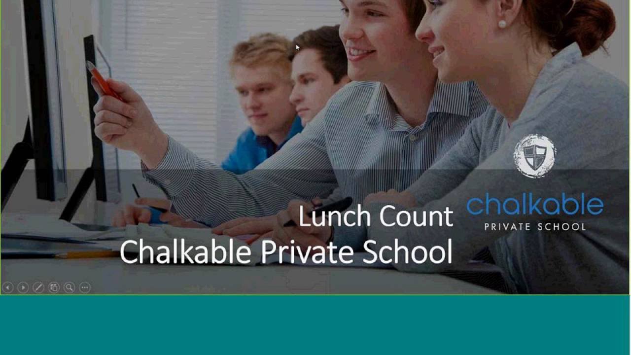 Lunch Count Video for Chalkable Private School1 - YouTube