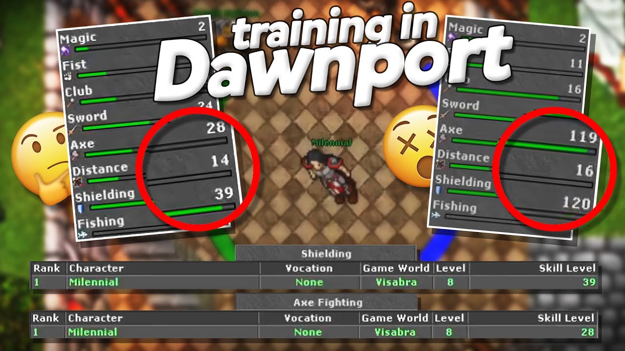 TOP 1 SKILL "NONE" VOCATION IN ALL TIBIA! | LUCK AND BAD LUCK IN THE ...