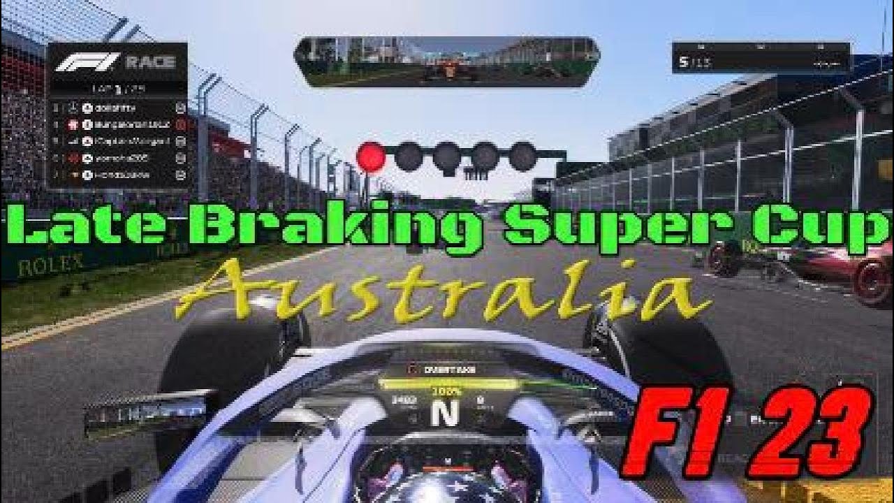 F1 23 Australia - Late Braking League Race - YouTube