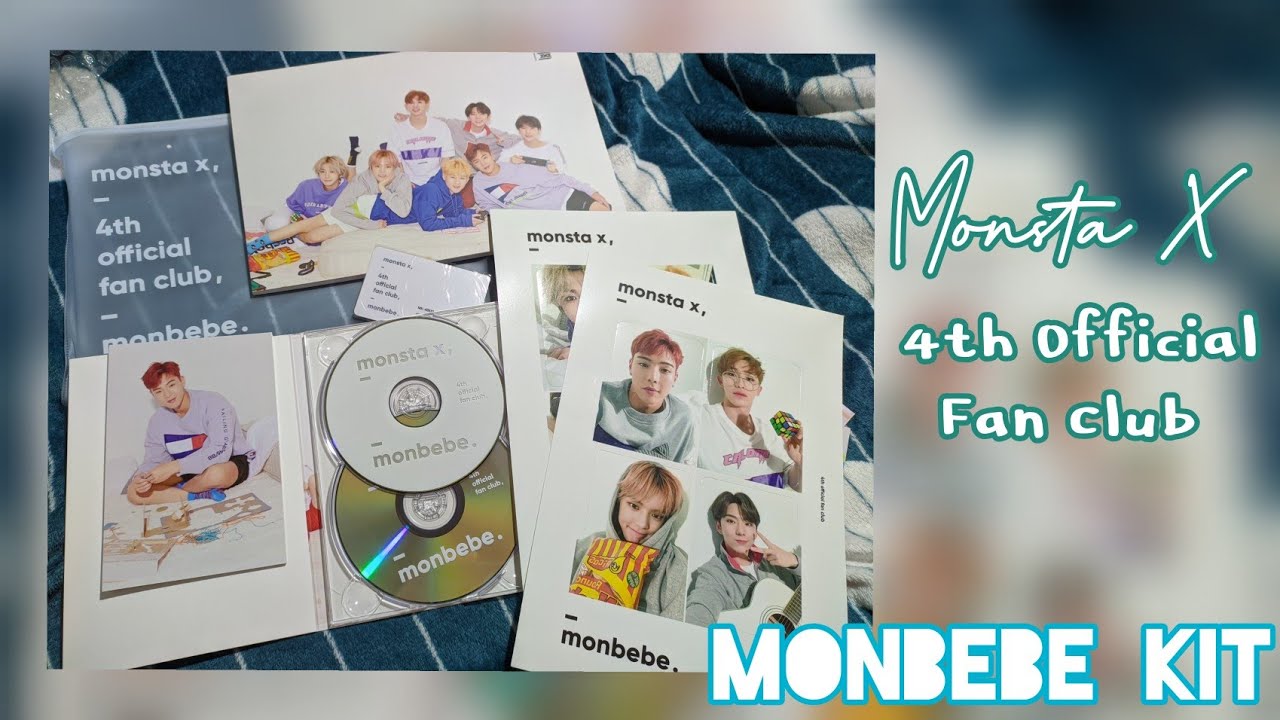 [mbb vlog : unboxing] Monsta X 4th Official Fan Club Monbebe Kit - YouTube