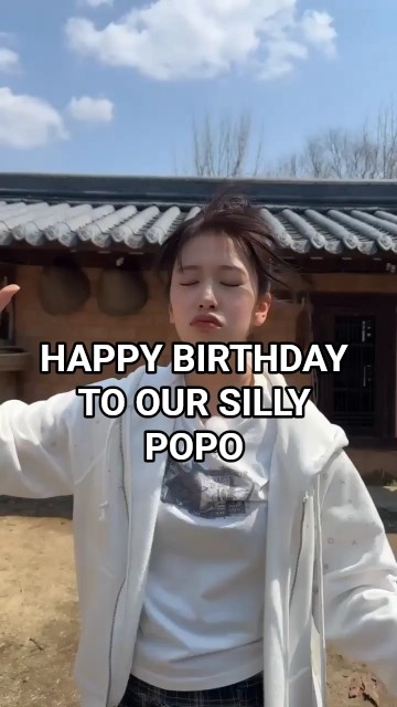 Happy Birthday Silly Popo 💝🎂 #anyujin #yujin #birthday - YouTube