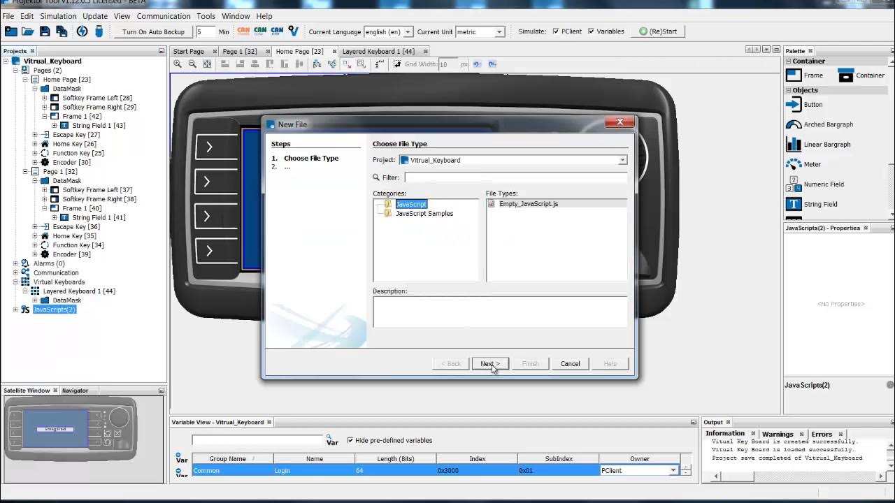 Projektor Tool - Virtual Keyboard - YouTube