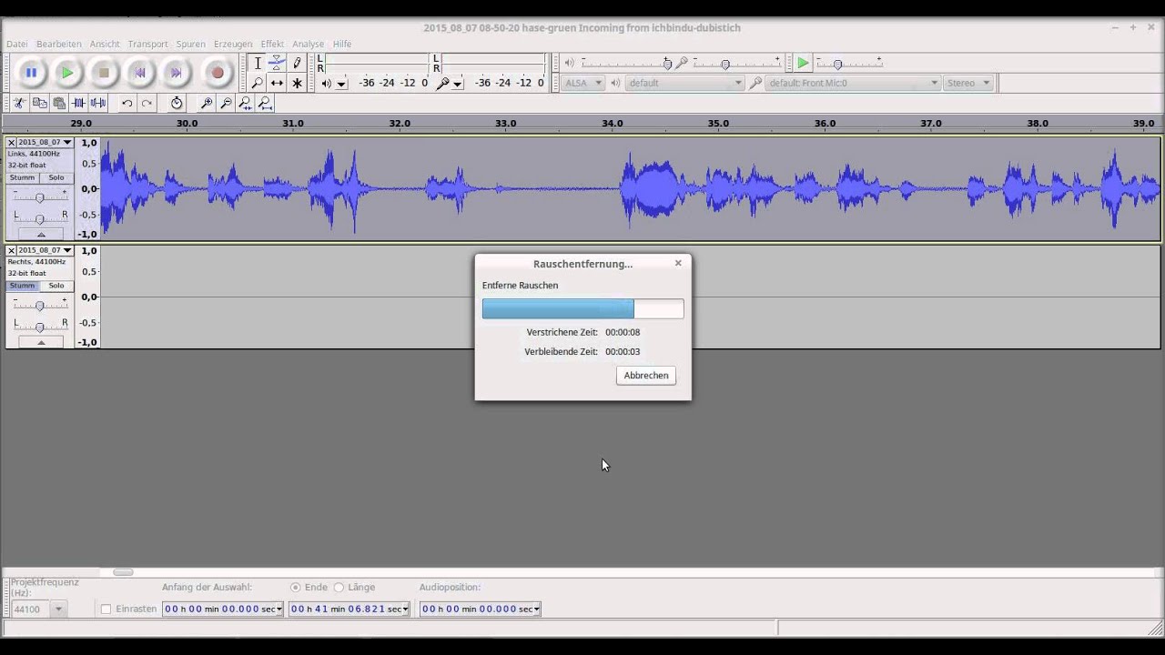 Eine MP3-Datei mit Audacity bearbeiten. - YouTube