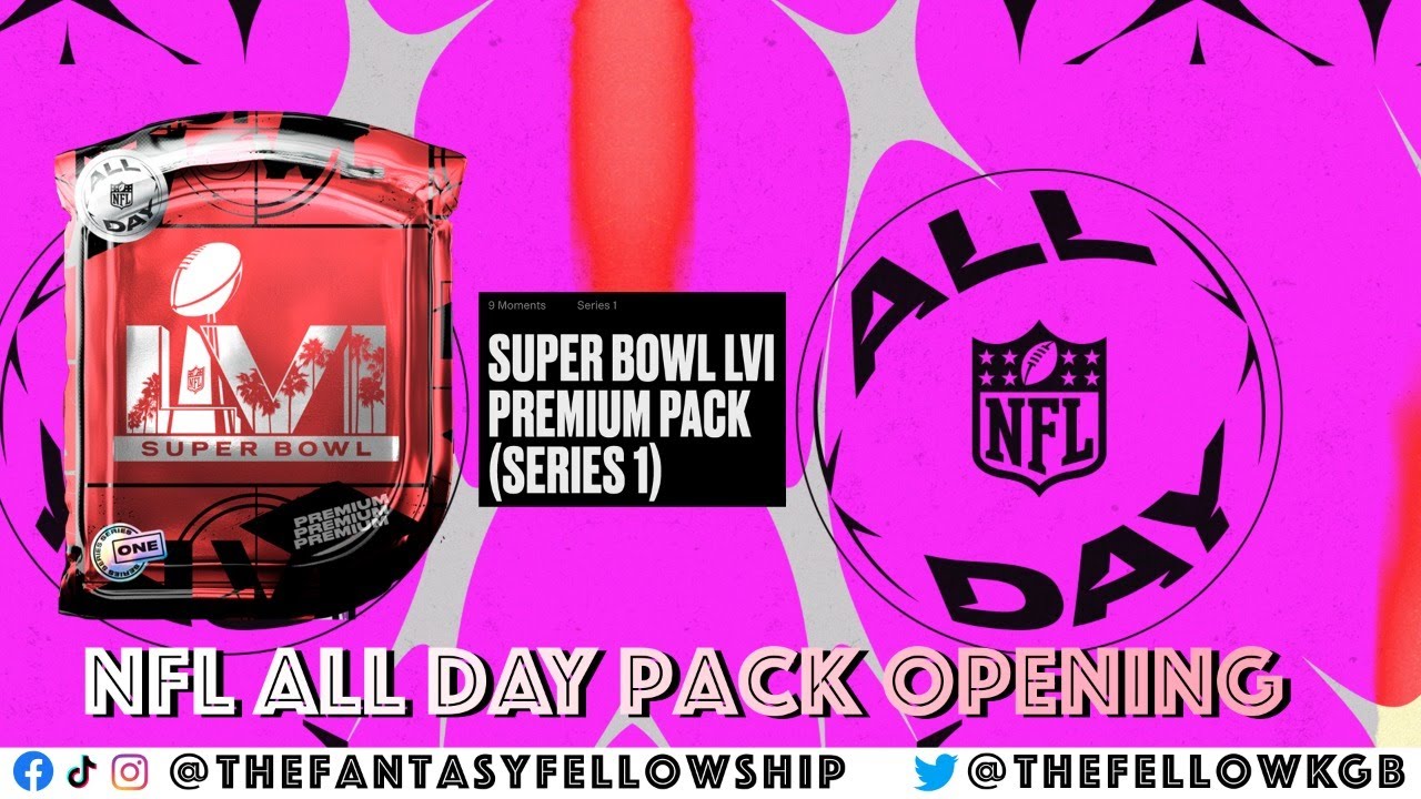 NFL ALL DAY - Super Bowl LVI Premium Pack Opening! - YouTube
