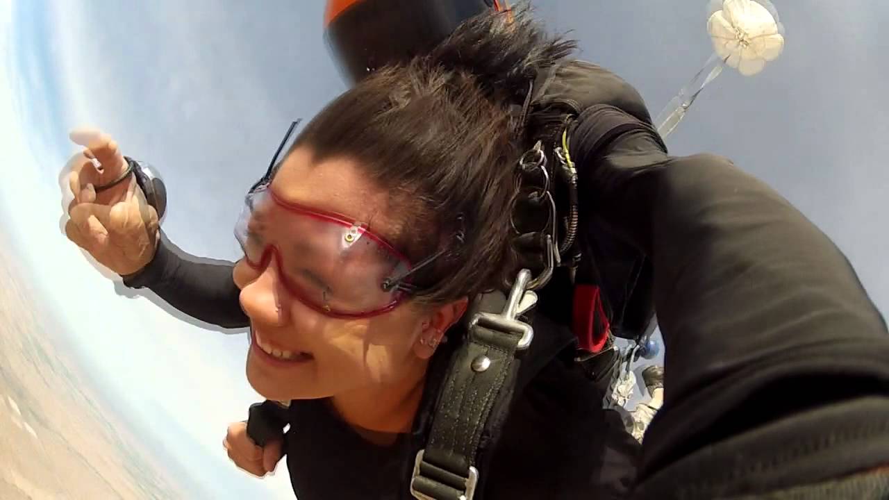 Kayla's First Jump at Phoenix Area Skydiving! - YouTube