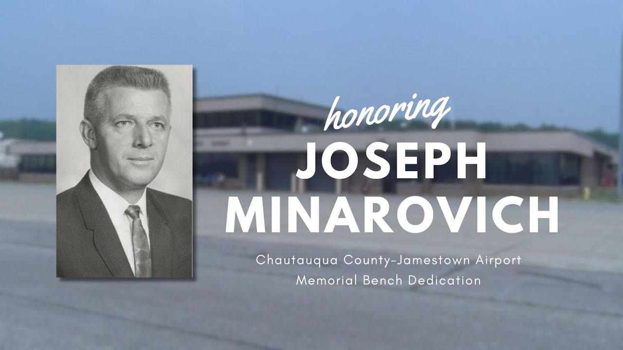 Joseph Minarovich Memorial Bench Dedication - YouTube
