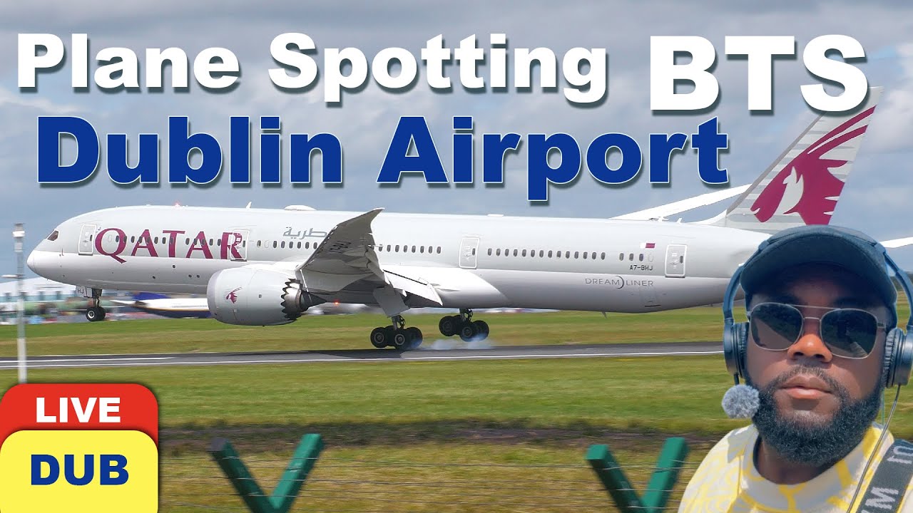 BTS Plane Spotting DUB Airport - YouTube
