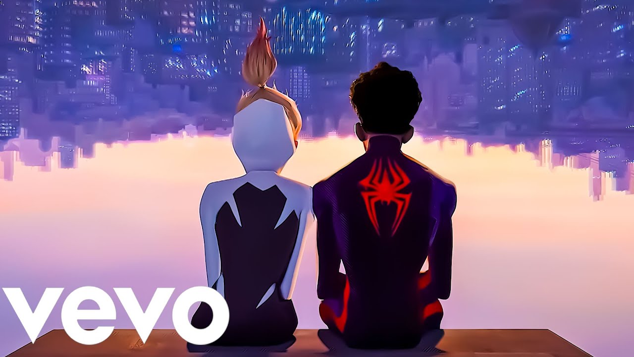 The Weeknd - Blinding Lights (Music Video) Spider-Man Across the Spider ...
